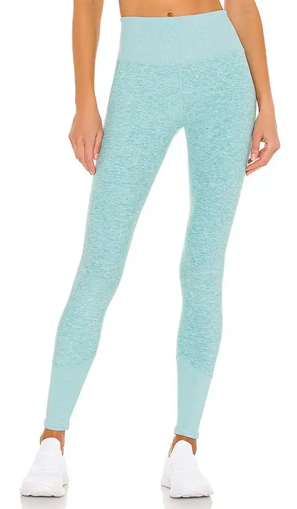 Alo Yoga High Waist Lounge Legging In Blue In Blue Quartz Heather